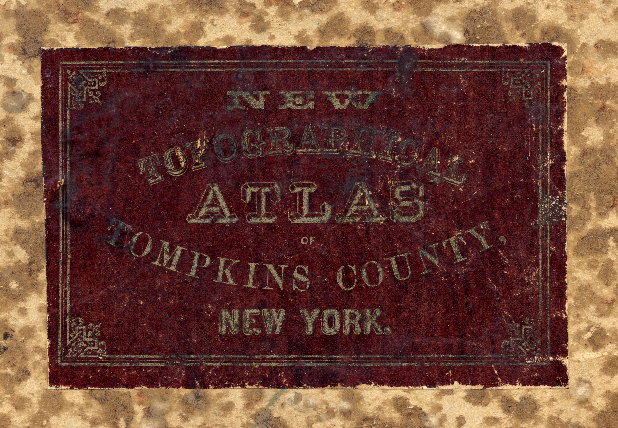 1866 Tompkins County NY Maps